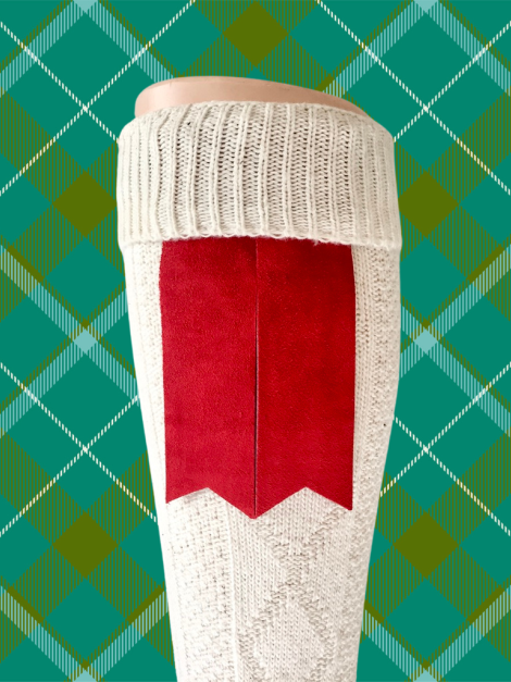 Suede Kilt Hose Flashes, Keep Your Kilt Socks Up, Gift for Kilt Wearer ...